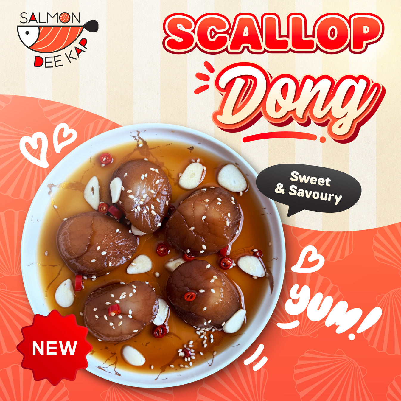 Scallop Dong (Best Seller) – Salmon Dee Kap