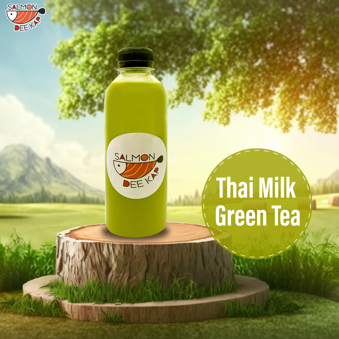 Thai Milk Green Tea – Salmon Dee Kap