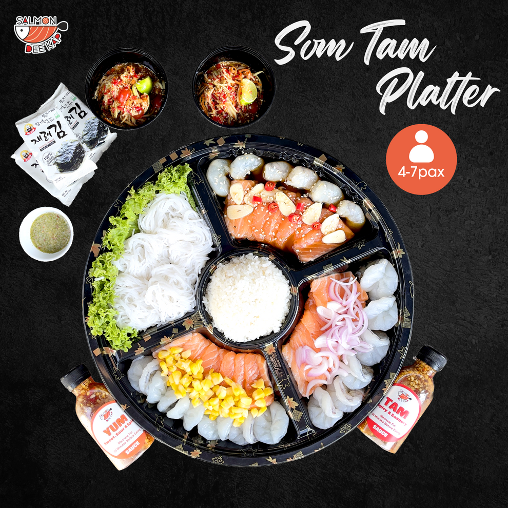 Som Tam Platter – Salmon Dee Kap